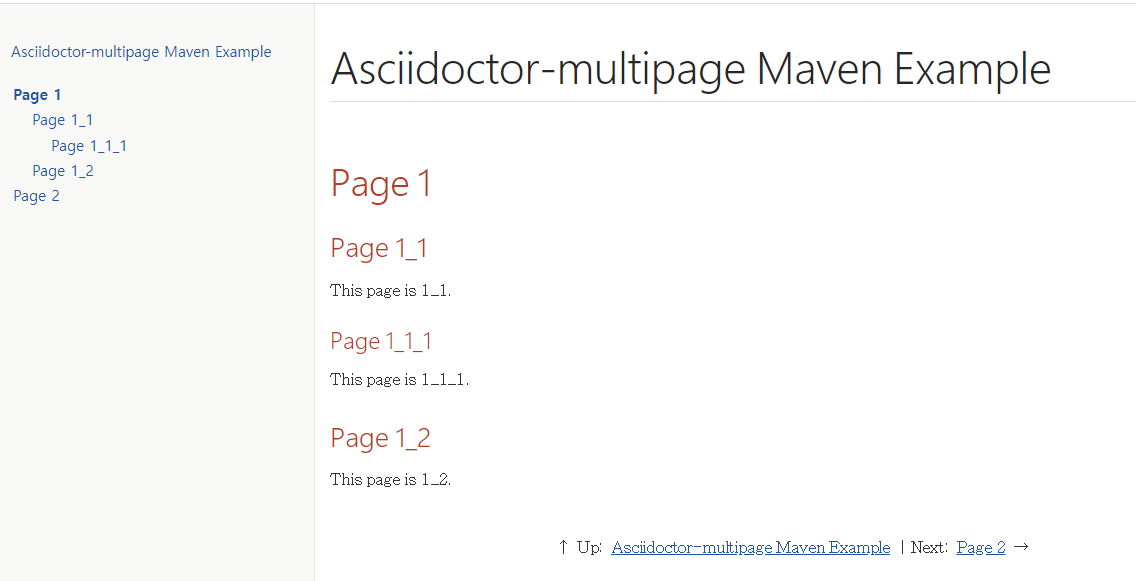 GitHub - tnfhrnsss/asciidoctor-multipage-maven-example